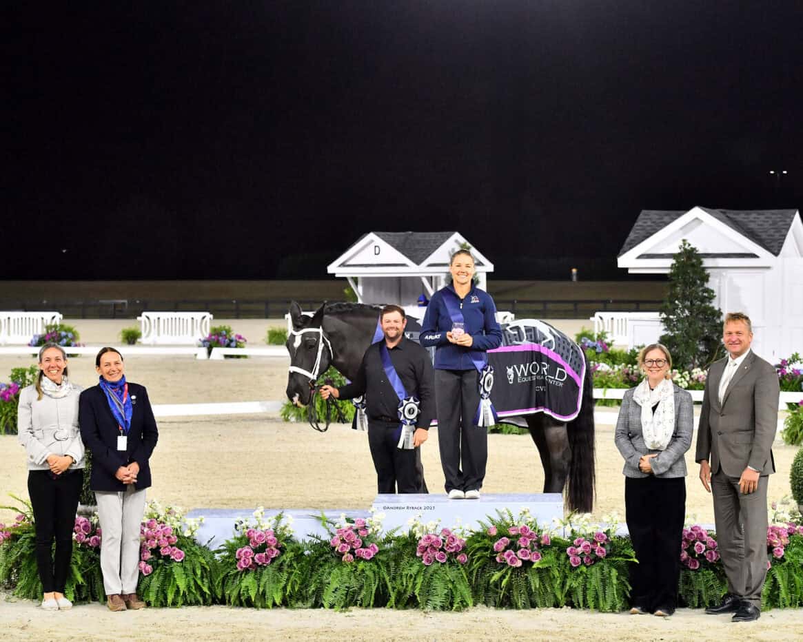 Palmer & Clavijo Win CVI3* at First-Ever WEC Vaulting Premiere | World ...