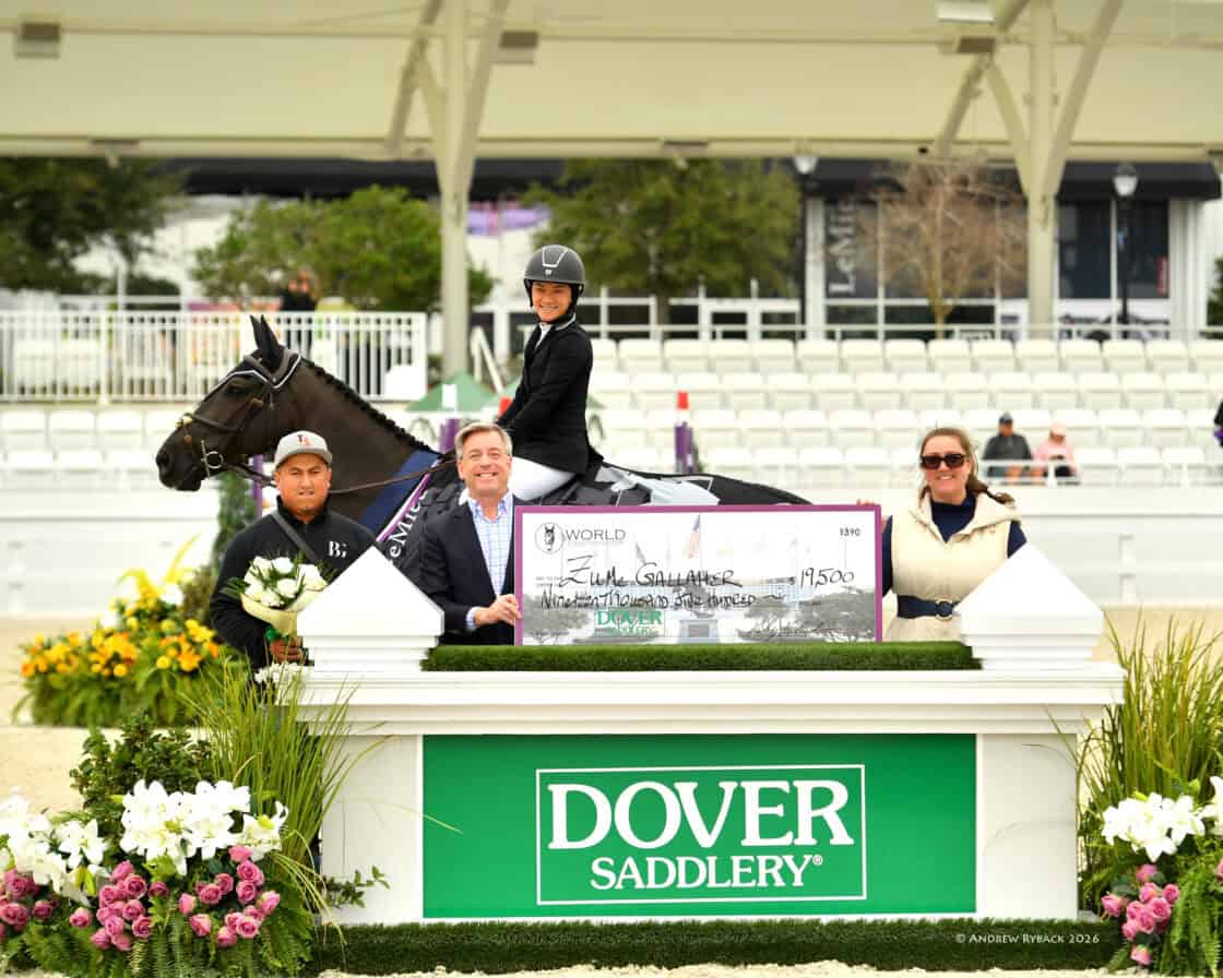 Zume Gallaher Delivers Lone Double-Clear to Win $65,000 Dover Saddlery ...
