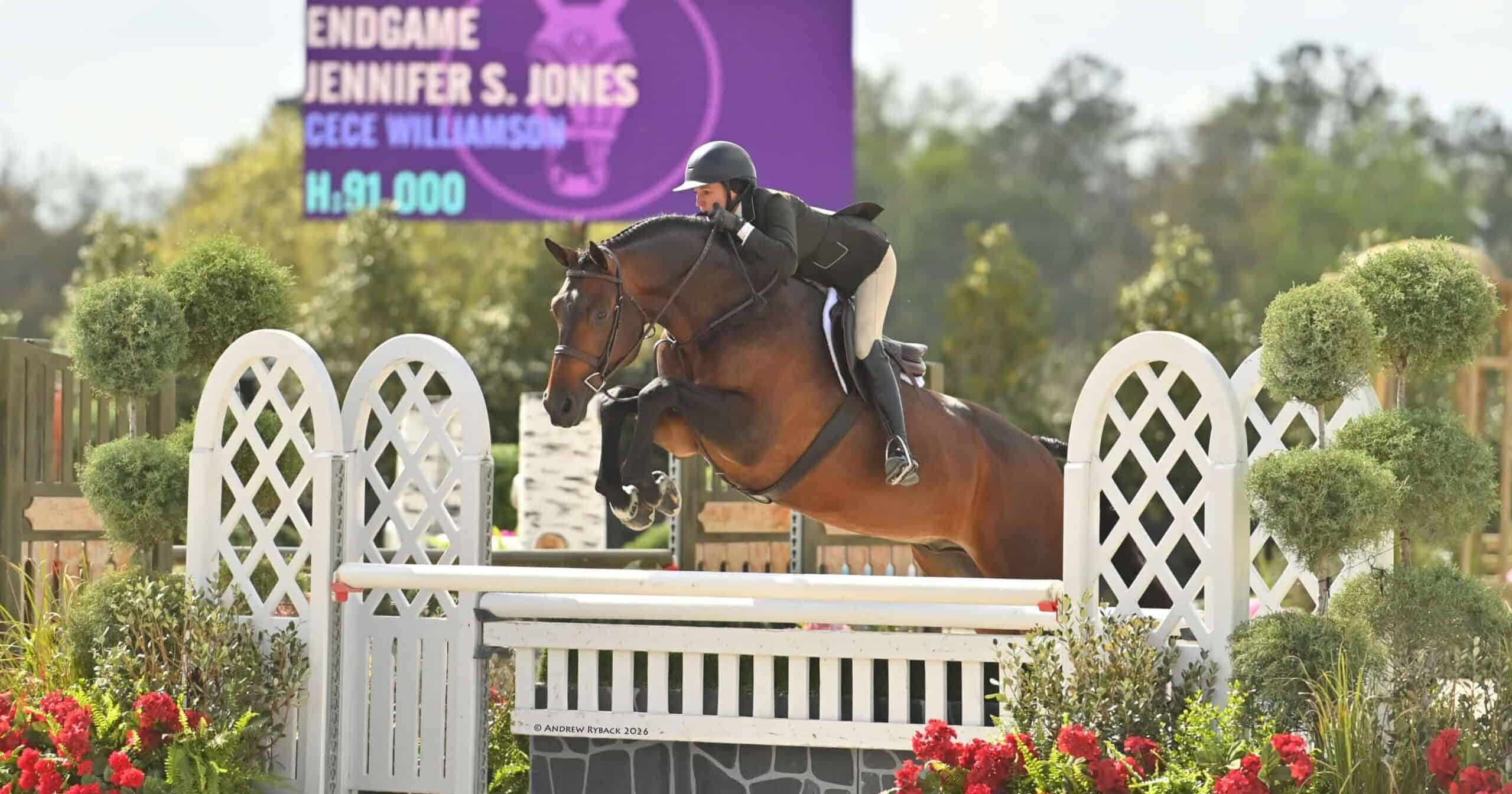 Jennifer Jones Pilots Endgame to Successful $20,000 Golden Ocala 3’6”-3 ...